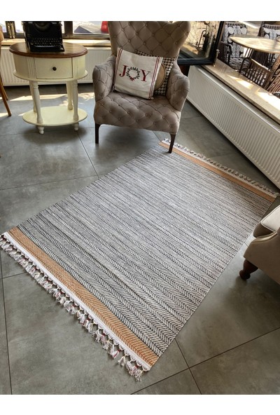 Just Yeni Nesil Yıkanabilir Püsküllü Dokuma Taban Kilim 05 120X180CM Just Yeni Nesil Yıkanabilir Püsküllü Dokuma Taban Kilim 05 120X180CM