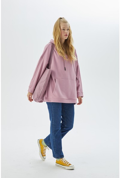 Manuka Düz Kanvas Çanta Lila