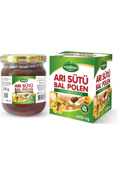 Arı Sütü Bal Polen (Normal) 230 gr