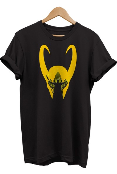 Remonz Loki Baskılı %100 Pamuk Oversize T-Shirt Büyük Beden Tişört Remonz Loki Baskılı %100 Pamuk Oversize T-Shirt Büyük Beden Tişört