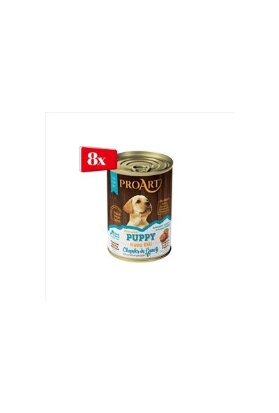 Proart Yavru Kopek Kuzu Parca Etlı Konserve 8X400 gr Proart Yavru Kopek Kuzu Parca Etlı Konserve 8X400 gr