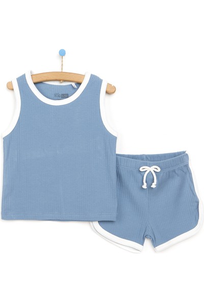 Hellobaby Basic Kaşkorse Erkek Bebek Atlet-Şort 2li Takım Hellobaby Basic Kaşkorse Erkek Bebek Atlet-Şort 2li Takım