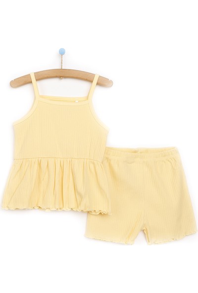 Hellobaby Basic Kız Bebek Kaşkorse Atlet - Tayt 2li Takım Hellobaby Basic Kız Bebek Kaşkorse Atlet - Tayt 2li Takım