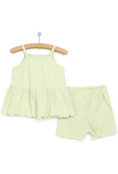 Hellobaby Basic Kız Bebek Kaşkorse Atlet - Tayt 2li Takım Hellobaby Basic Kız Bebek Kaşkorse Atlet - Tayt 2li Takım