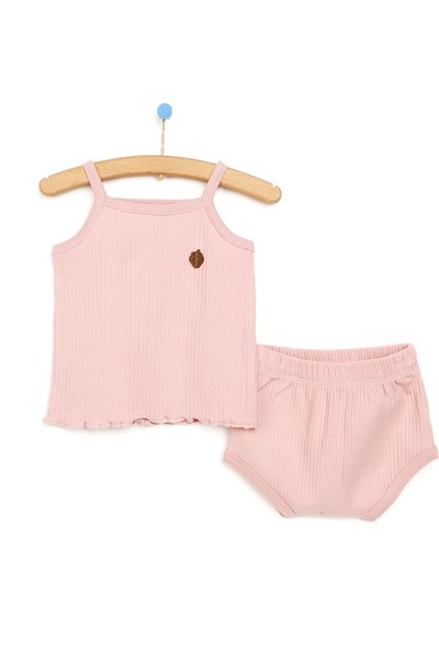 Hello Baby Hellobaby Yenidoğan Kaşkorse Ip Askılı Tshirt-Şort