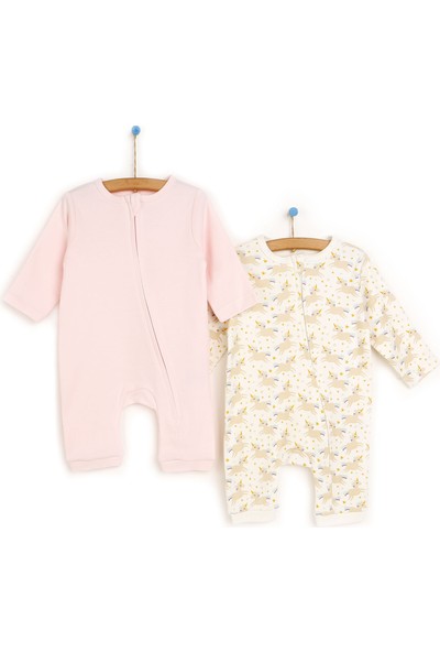 Hellobaby Basic Kız Bebek 2li Patiksiz Tulum