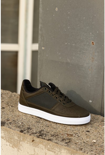 Karpefingo Erkek Haki Beyaz Ayakkabı Karpefingo Erkek Haki Beyaz Ayakkabı
