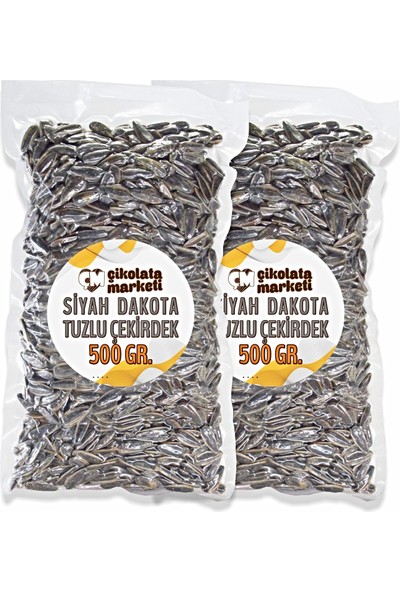 Çikolata Marketi 1000 Gr. Siyah Tuzlu Dakota Çekirdek - Yeni Mahsul - Vakumlu Paket Çikolata Marketi 1000 Gr. Siyah Tuzlu Dakota Çekirdek - Yeni Mahsul - Vakumlu Paket
