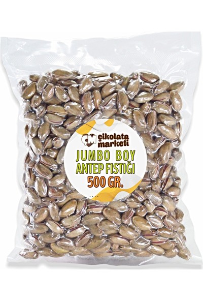 Çikolata Marketi 500 Gr. Jumbo Boy Antep Fıstığı - Yeni Mahsul - Vakumlu Paket Çikolata Marketi 500 Gr. Jumbo Boy Antep Fıstığı - Yeni Mahsul - Vakumlu Paket