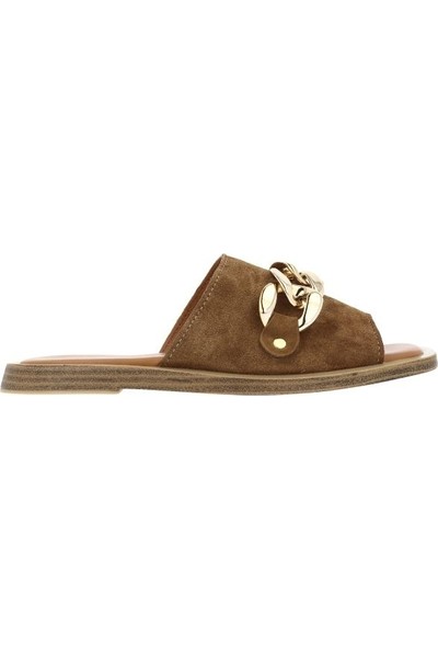 Albini 10384 Hakiki Süet Deri Kadın Günlük Terlik Taba Albini 10384 Hakiki Süet Deri Kadın Günlük Terlik Taba