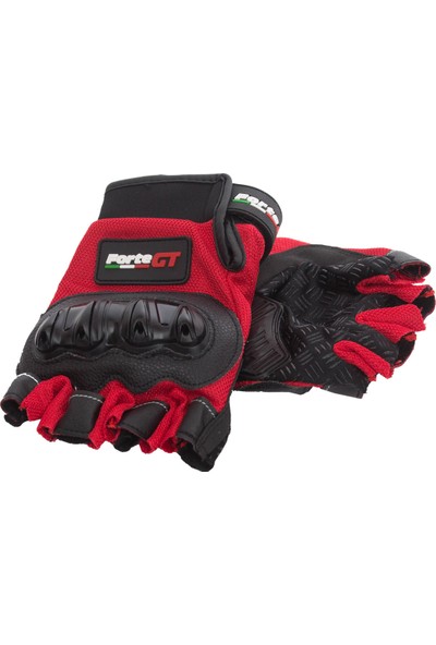 Tex Forte Gt 10P Parmaksız 3D Korumalı Motorcu Eldiveni Tex Forte Gt 10P Parmaksız 3D Korumalı Motorcu Eldiveni