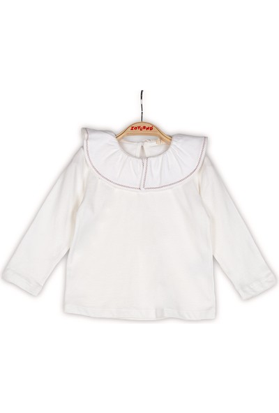 Kız Çocuk Yaka Detaylı Bluz (2-7yaş)