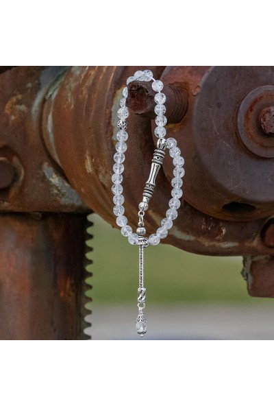 Tesbihcibaba Özel Tasarım Bürokrat Boy Buzlu Kuvars Tesbih Tesbihcibaba Özel Tasarım Bürokrat Boy Buzlu Kuvars Tesbih