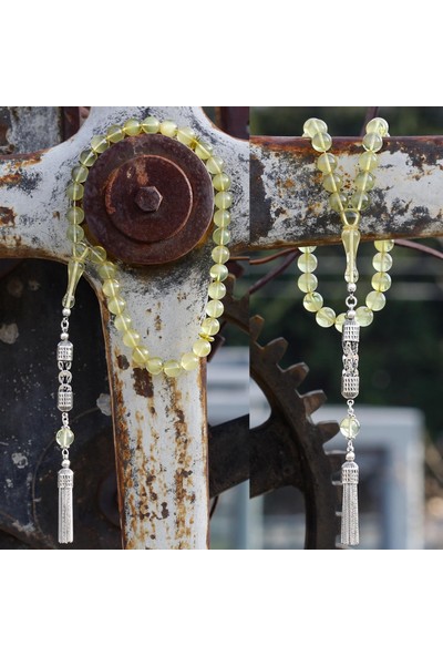 Tesbihcibaba Özel Kamçı Tasarım Karayip Kehribar Tesbih