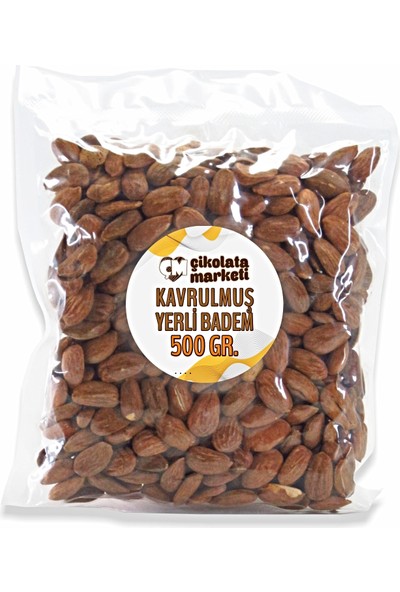 Çikolata Marketi 500 Gr. Kavrulmuş Yerli Badem - Yeni Mahsul - Vakumlu Paket Çikolata Marketi 500 Gr. Kavrulmuş Yerli Badem - Yeni Mahsul - Vakumlu Paket