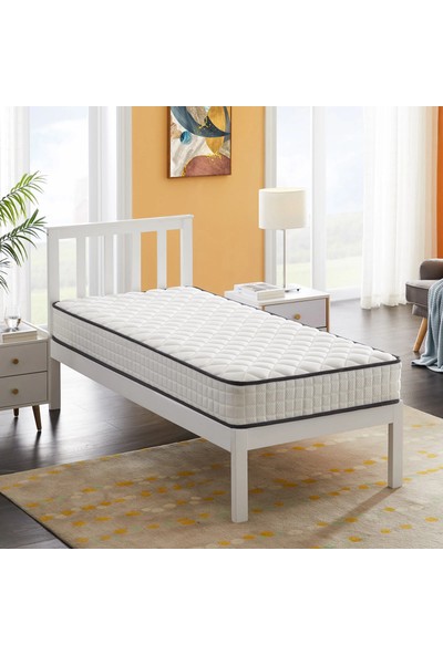 Heyner Hera 90 x 190 cm Ultra Lüx Cotton Tek Kişilik Yaylı Yatak