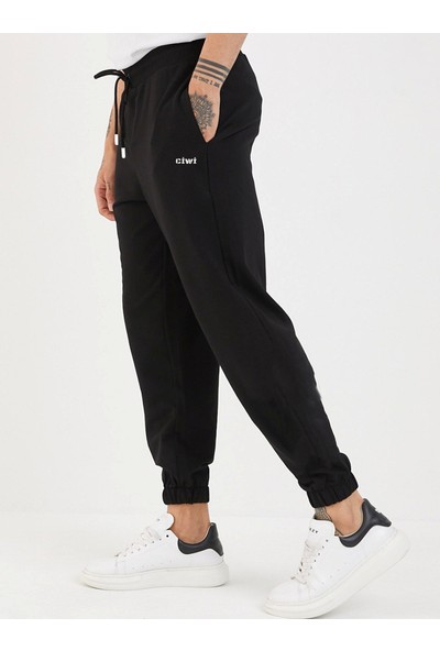 Ciwilife Ciwi Erkek Siyah Eşofman Alt Ciwilife Ciwi Erkek Siyah Eşofman Alt