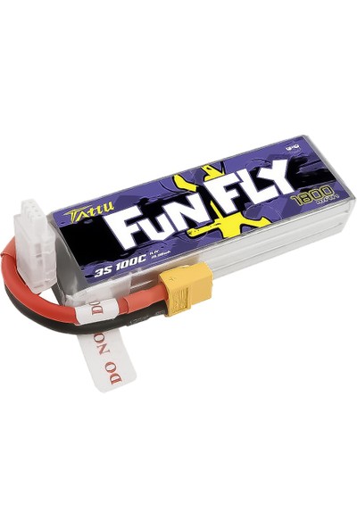 Tattu 1800MAH 11.1V 100C 3S1P Funfly Lipo Batarya Tattu 1800MAH 11.1V 100C 3S1P Funfly Lipo Batarya