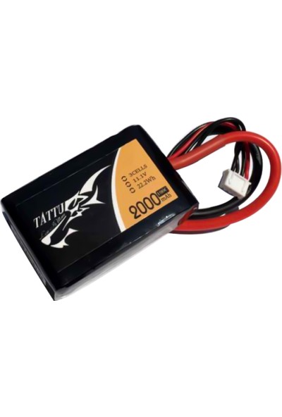 Tattu 2000MAH 11.1V 100C 3S1P Lipo Batarya Tattu 2000MAH 11.1V 100C 3S1P Lipo Batarya