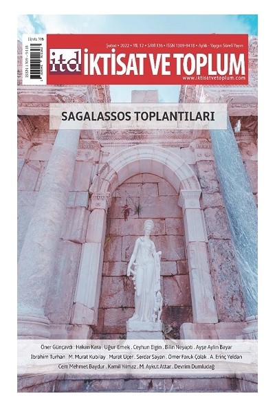 Iktisat ve Toplum Dergisi 136. Sayı - Sagalassos Toplantıları Iktisat ve Toplum Dergisi 136. Sayı - Sagalassos Toplantıları