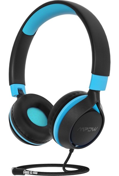 Mpow Che1 Ses Limitli Kablolu Kafaüstü Çocuk Kulaklığı - Siyah