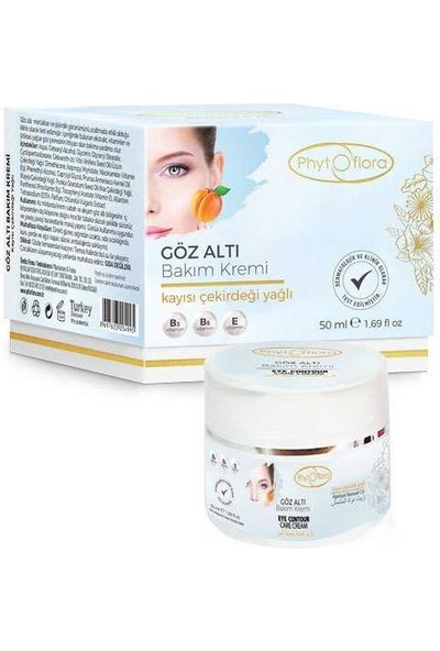 PHYTOFLORA Göz Altı Bakım Kremi (Kayısı Çek. Yağlı) 50 ml