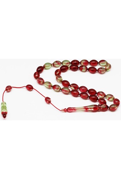 Tesbih Pasajı Sistemli Kırmızı Renkli Ateş Kehribar Tesbih Tesbih Pasajı Sistemli Kırmızı Renkli Ateş Kehribar Tesbih