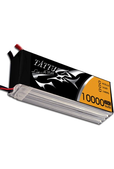 Tattu 10000MAH 14.8V 25-50C 4S1P Lipo Batarya Tattu 10000MAH 14.8V 25-50C 4S1P Lipo Batarya