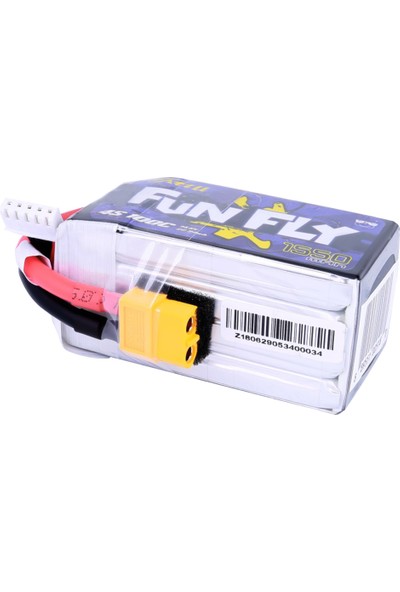 Tattu 1550MAH 14.8V 100C 4S1P Funfly Lipo Batarya Tattu 1550MAH 14.8V 100C 4S1P Funfly Lipo Batarya