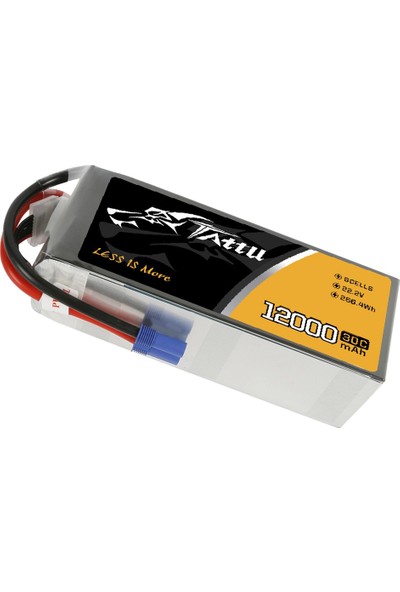 Tattu 12000MAH 22.2V 30C 6S1P Lipo Batarya Tattu 12000MAH 22.2V 30C 6S1P Lipo Batarya
