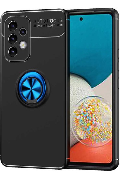 Nevarium Samsung Galaxy A53 5g Kılıf Yüzüklü Kamera Korumalı Range Silikon