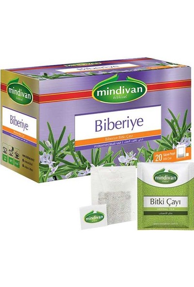 Biberiye Çayı 20'li Premium Süzen Poşet