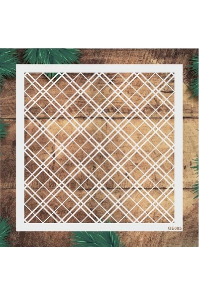 Stencil Geometri Desenler