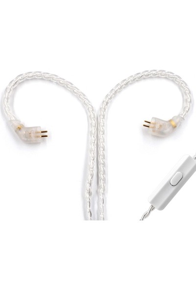 Generic 3.5mm Twist Texture Silver-Plated Earphone Cable For Kz Zst Gümüş Rengi (Yurt Dışından) (Yurt Dışından) Generic 3.5mm Twist Texture Silver-Plated Earphone Cable For Kz Zst Gümüş Rengi (Yurt Dışından) (Yurt Dışından)