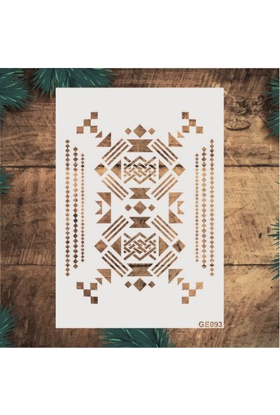 Stencil Hipster Desen