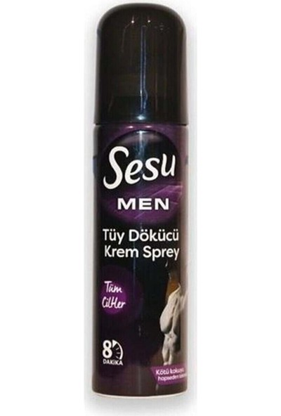 Sesu Men Tüy Dökücü Krem Sprey 150 ml Sesu Men Tüy Dökücü Krem Sprey 150 ml