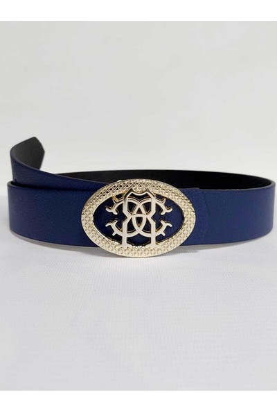 Kemerix Kadın -Lacivert-Siyah Çift Yönlü Gold Tokalı Kemer KXXG10375 Kemerix Kadın -Lacivert-Siyah Çift Yönlü Gold Tokalı Kemer KXXG10375