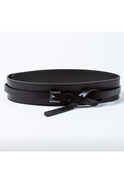 Kemerix Kadın Siyah Sarmal Kemer İZ410 Kemerix Kadın Siyah Sarmal Kemer İZ410