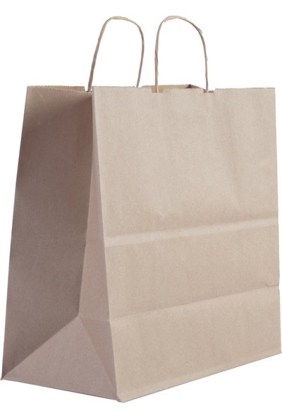 Paket Parti Büküm Saplı Kraft Kağıt Çanta 29X15X29 (25'li) Paket Parti Büküm Saplı Kraft Kağıt Çanta 29X15X29 (25'li)