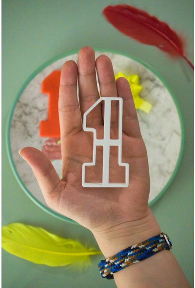 Pagina 1 (Bir) Rakamı Kurabiye & Şeker Hamuru Kalıbı