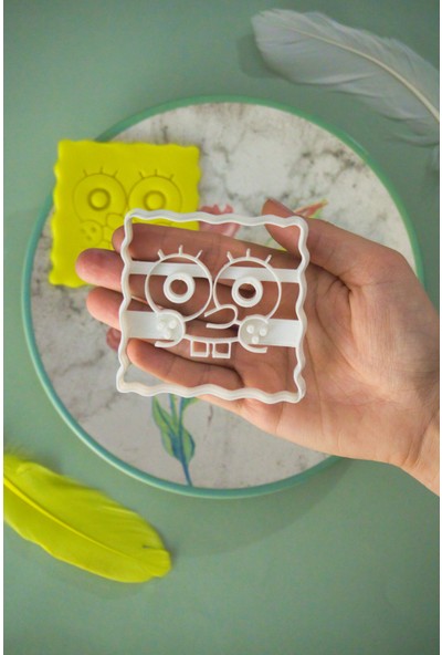 Pagina Sünger Bob Kurabiye & Şeker Hamuru Kalıbı