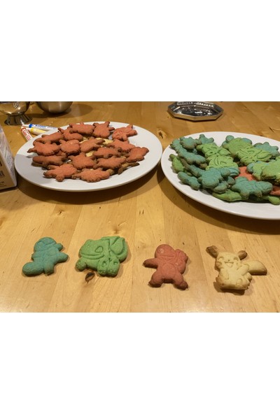 Pagina Pokemon 5'Li Kurabiye Kalıbı Karışık Renk