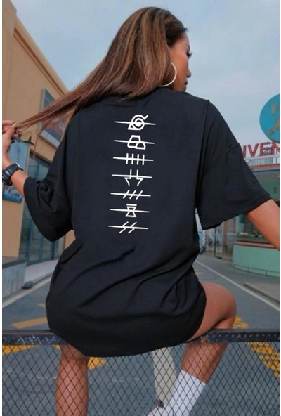 Unisex Bulut Sırt Baskılı Tshirt