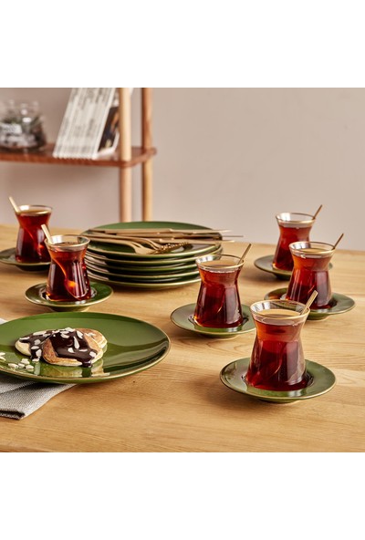 Bella Maison Allure Haki 18 Parça Sunum Seti Bella Maison Allure Haki 18 Parça Sunum Seti