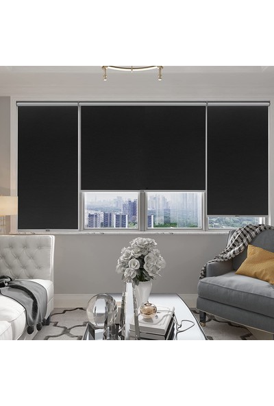 Fashion Düz Siyah Stor Perde Fashion Düz Siyah Stor Perde