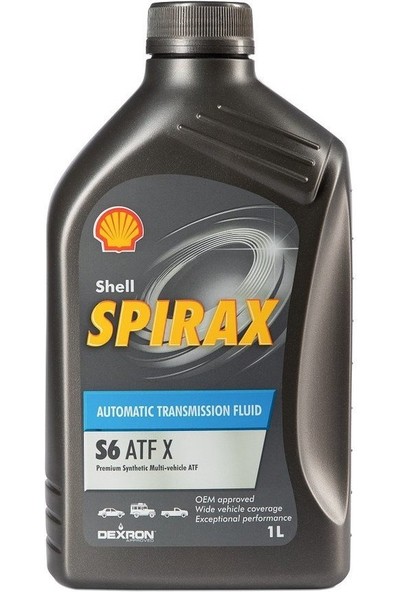 Shell Spirax S6 Atf x Şanzıman Yağı Dexron 6 Kırmızı 1lt Shell Spirax S6 Atf x Şanzıman Yağı Dexron 6 Kırmızı 1lt