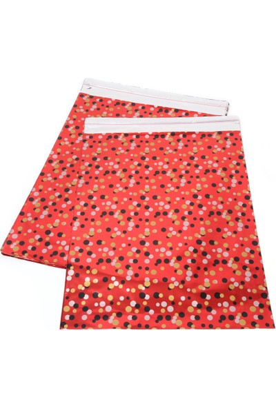 Paket Parti Ağzı Bantlı Metalize Hediye Paketi Kırmızı Üzeri Renkli PUANLI35X50(50'LI) Paket Parti Ağzı Bantlı Metalize Hediye Paketi Kırmızı Üzeri Renkli PUANLI35X50(50'LI)