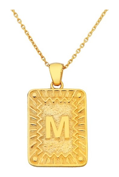 Karosh M Harfi Kalkan Kolye