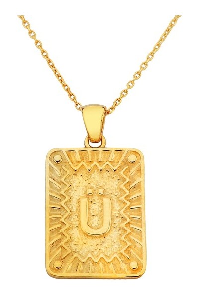 Karosh Ü Harfi Kalkan Kolye