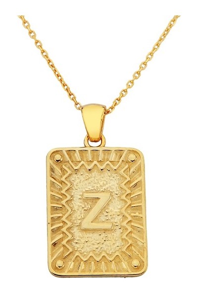 Karosh Z Harfi Kalkan Kolye